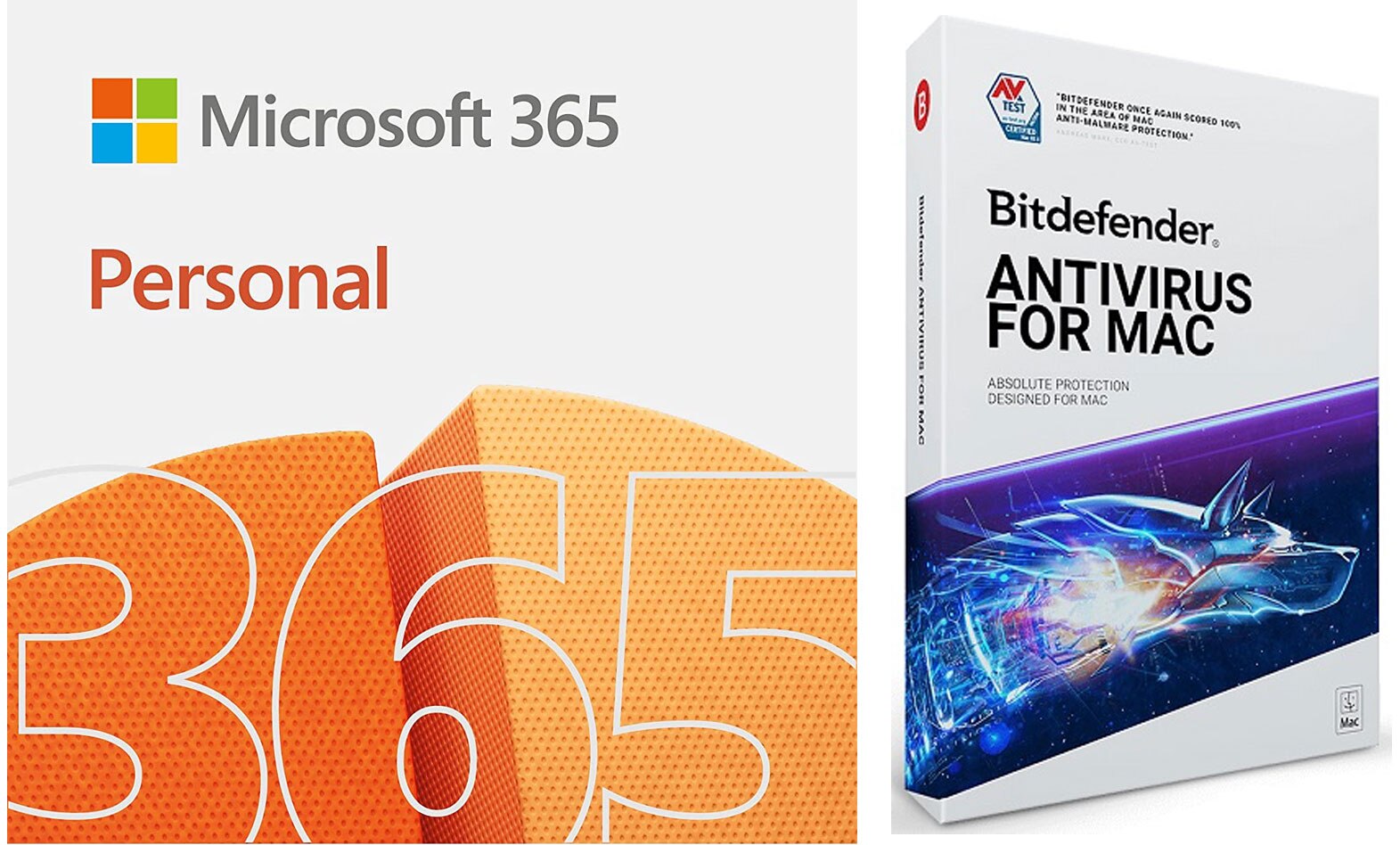 Microsoft 365 Personal w/Bitdefender AntiVirus Plus for Mac (1 Yr Sub ...