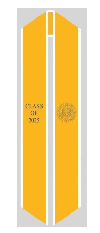 UCR Class of 2025 Stole Gold | University of California Riverside Bookstore